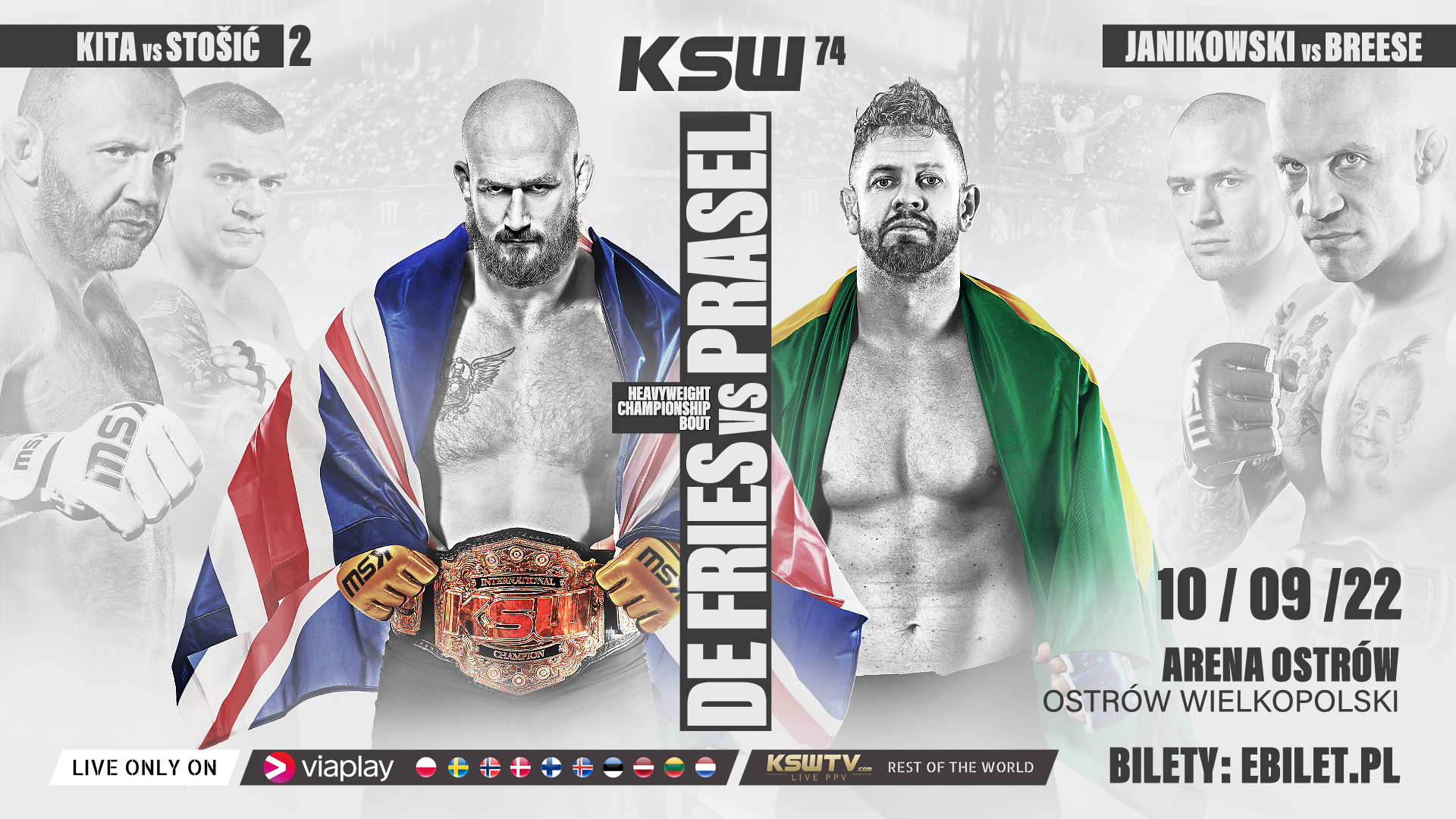 KSW 74 Preview; De Fries defends vs Prasel; Breese vs Janikowski ...