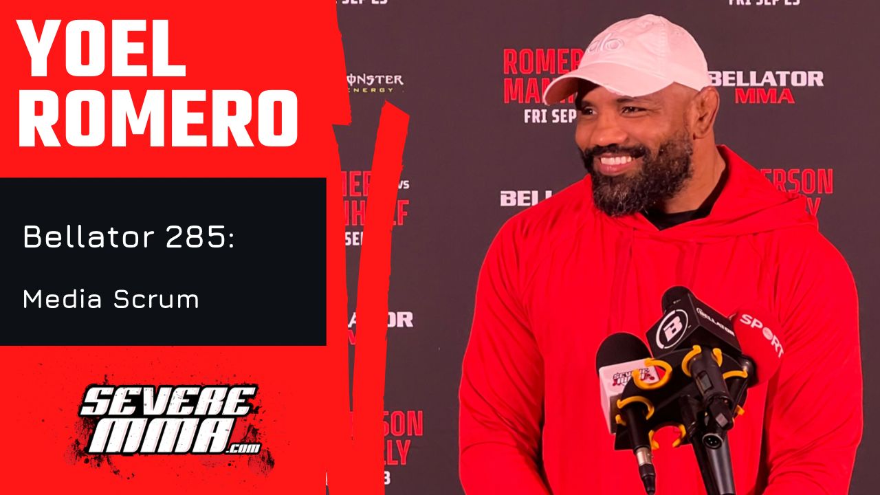 Video - Yoel Romero Scrum At Bellator Dublin Media Day