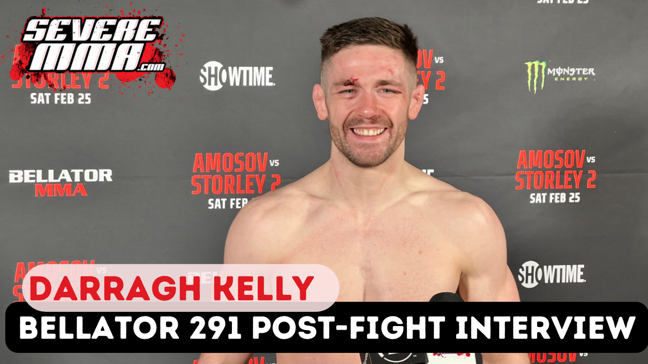 Video - Darragh Kelly Bellator 291 Post-Fight Interview