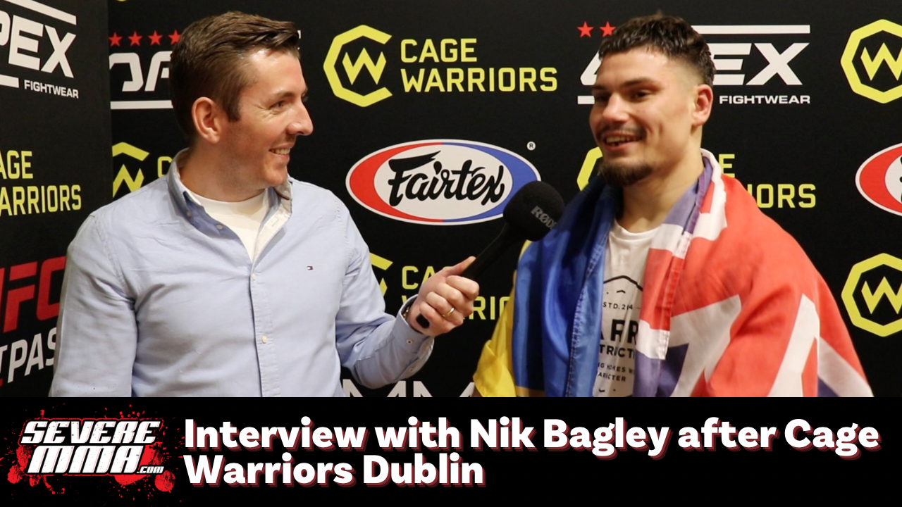 Video - Interview with Nik Bagley after Cage Warriors Dublin