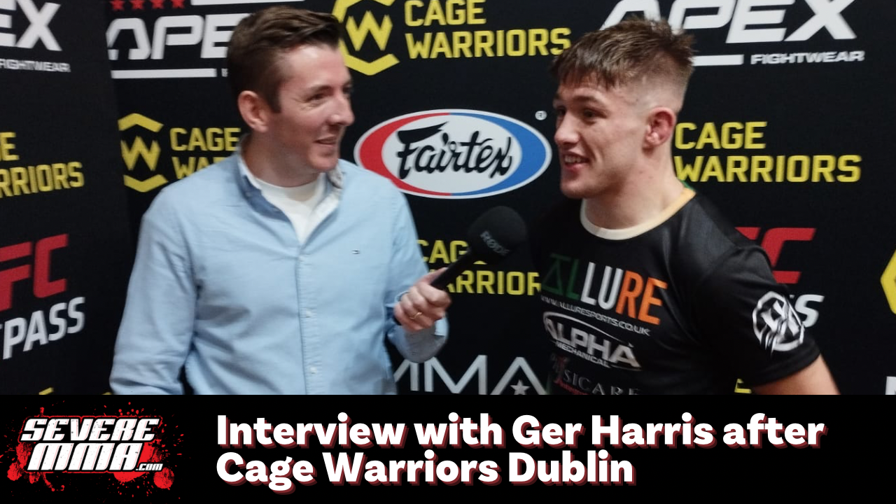 Video - Interview with Ger Harris after Cage Warriors Dublin